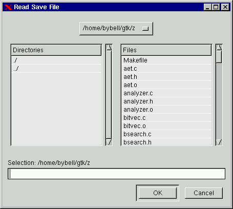 Quit exits GTKWave after an additional confirmation requester is given the OK to quit.